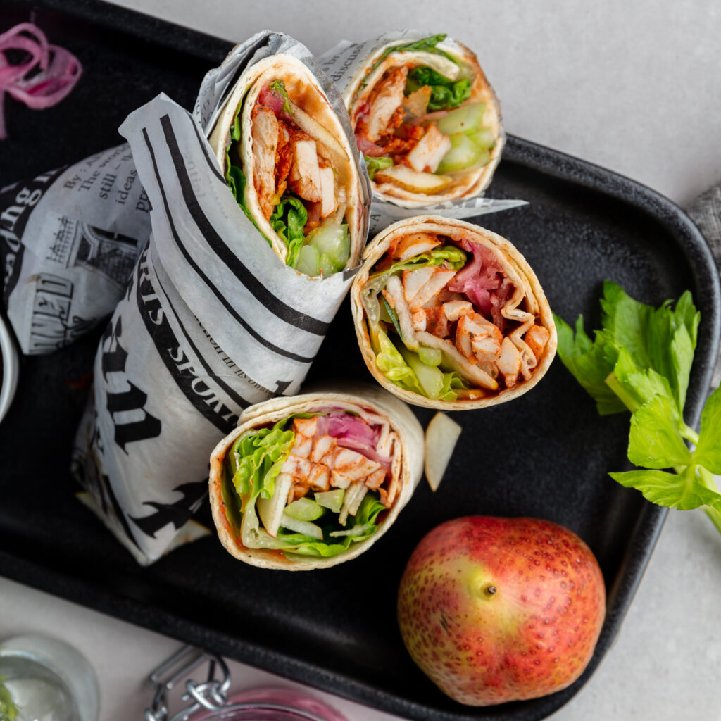 Bbq kylling wrap - Spiseklar